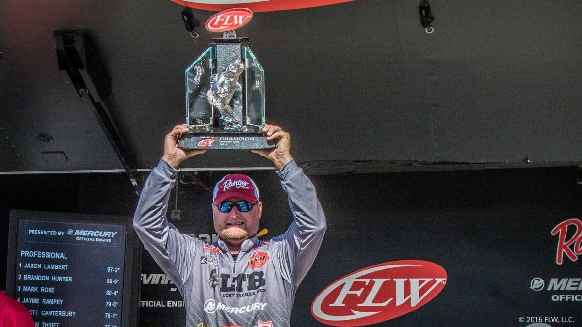 Lambert Wins 2016 FLW Tour on Kentucky Lake - Wired2Fish