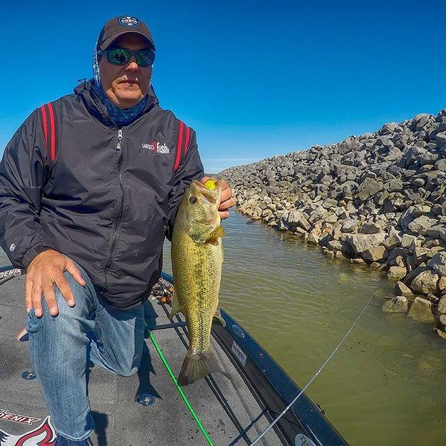 Why to Fish Rip Rap for Bass in Flood Conditions - Wired2Fish