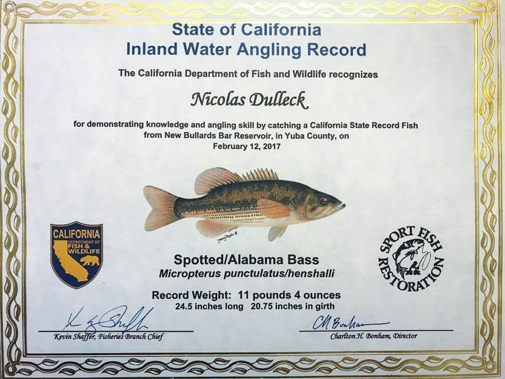World Record Spotted Bass Now California State Record - Wired2Fish