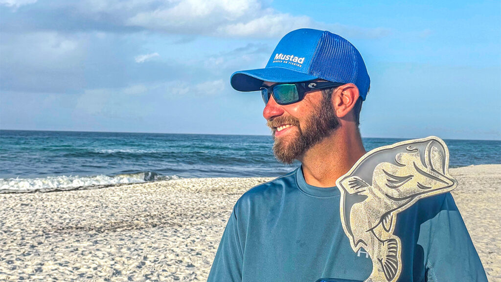 Lester Takes a Blue Trophy to the Beach - Wired2Fish